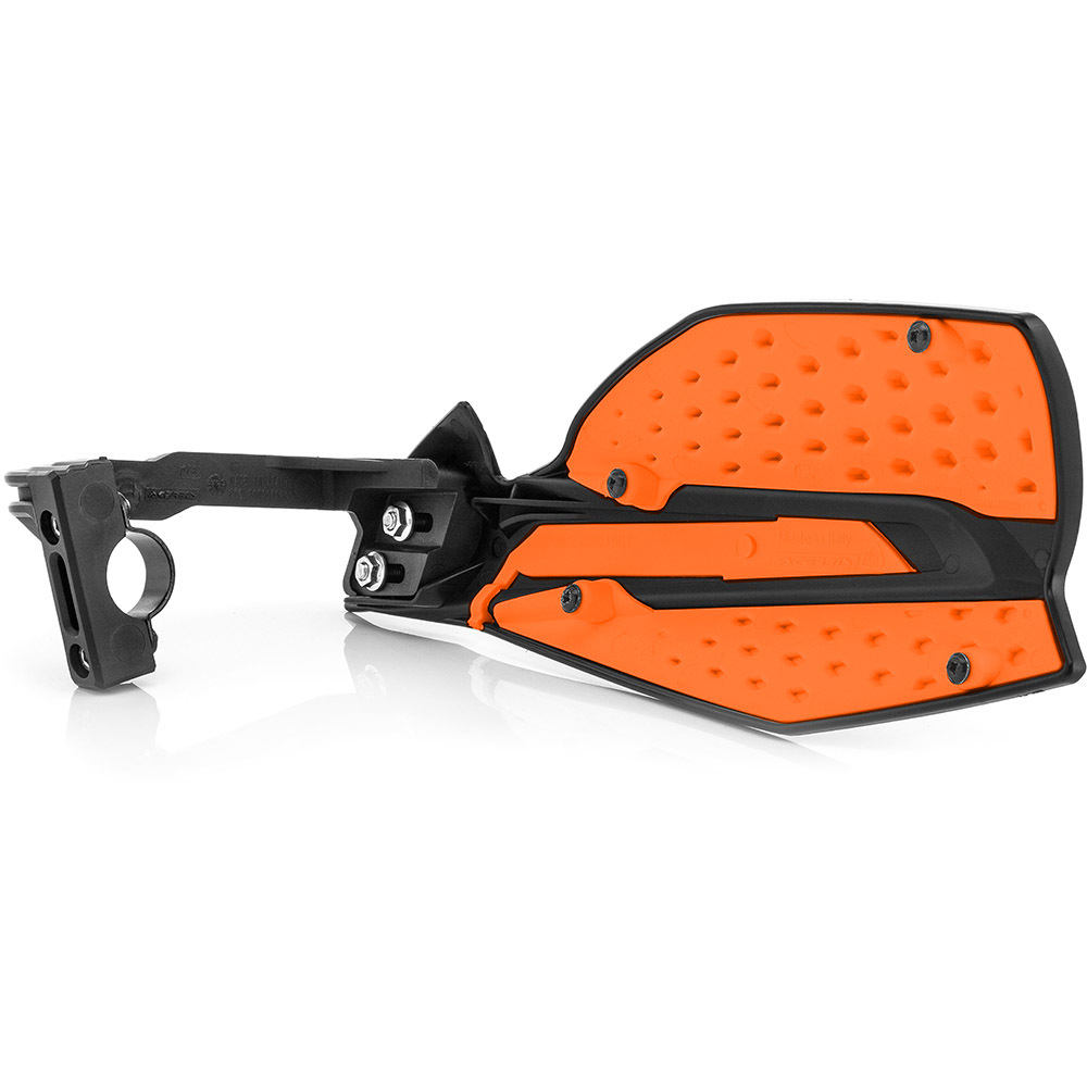 Acerbis X-Ultimate Black/Orange Hand Guards at MXstore