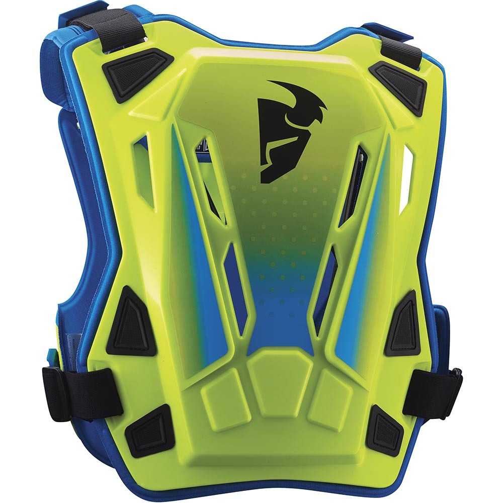 Thor Guardian MX FLO Green/Blue Body Armour - M/L