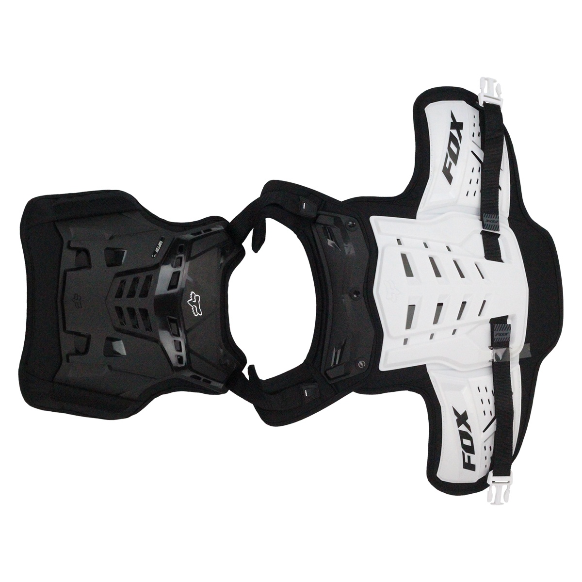 Fox Raptor Proframe Black/White LC Kids Body Armour at MXstore