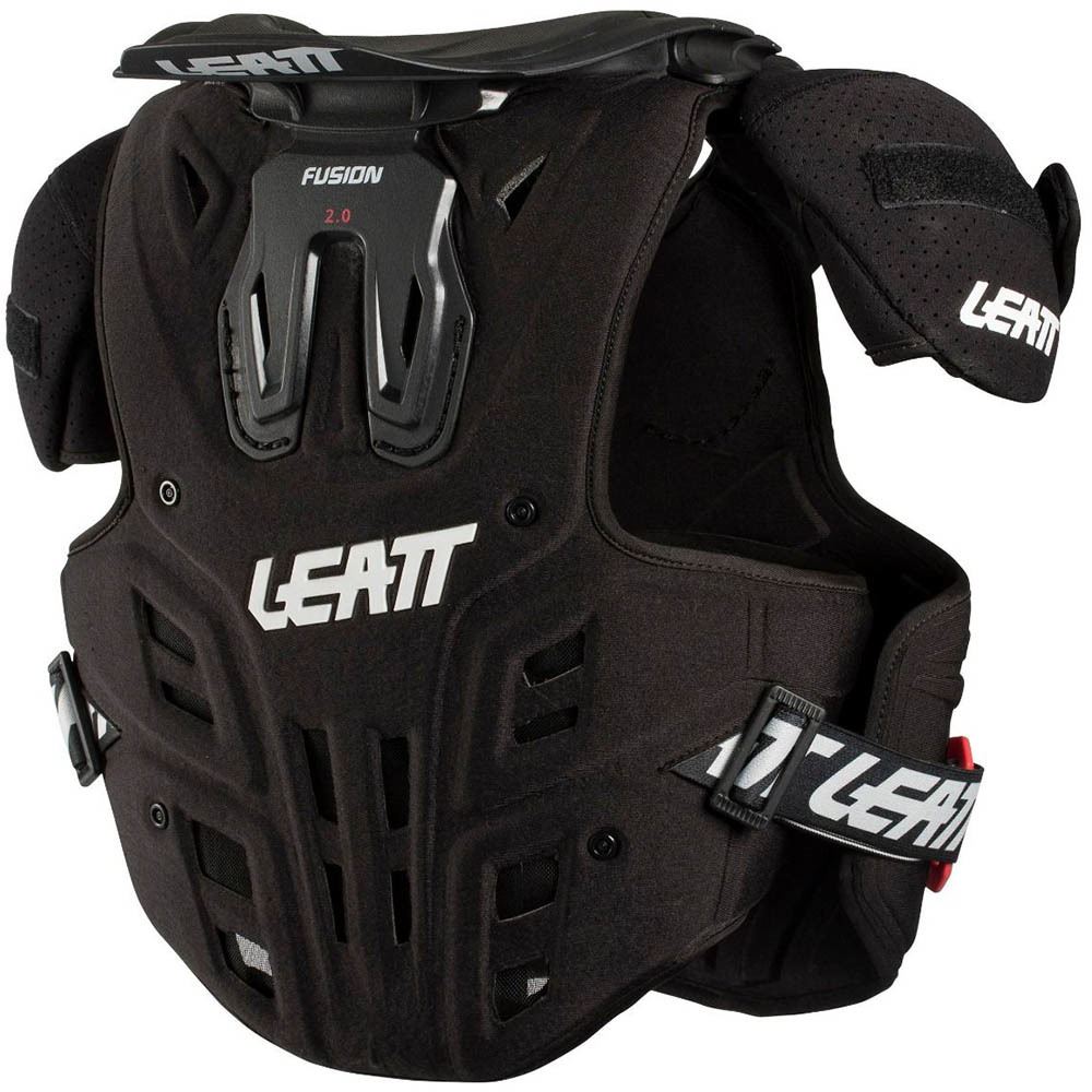 Leatt MX Fusion 2.0 Jr Black Kids Motocross Dirt Bike Armour Neck Brace ...