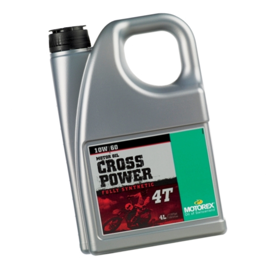 Motorex 4L 10w60 4T Cross Power 4 Stroke Oil at MXstore
