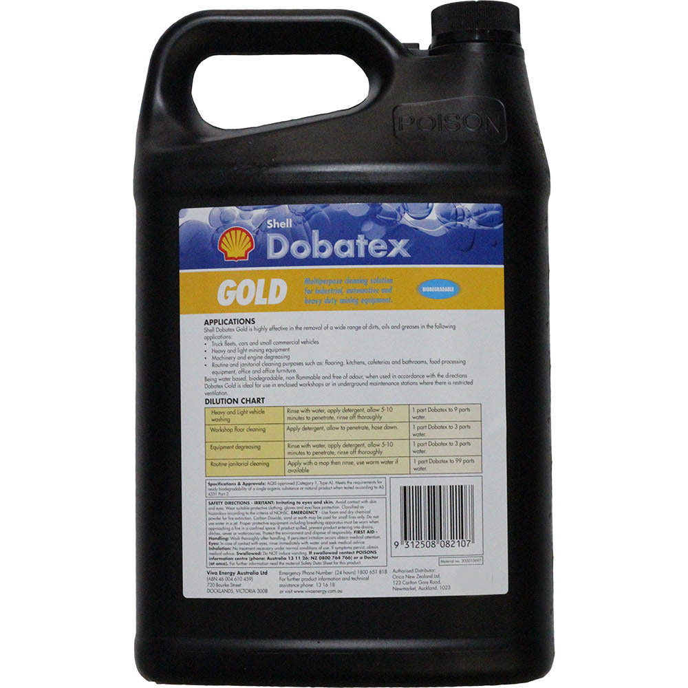 Shell 4L Dobatex Gold Cleaning Solution at MXstore