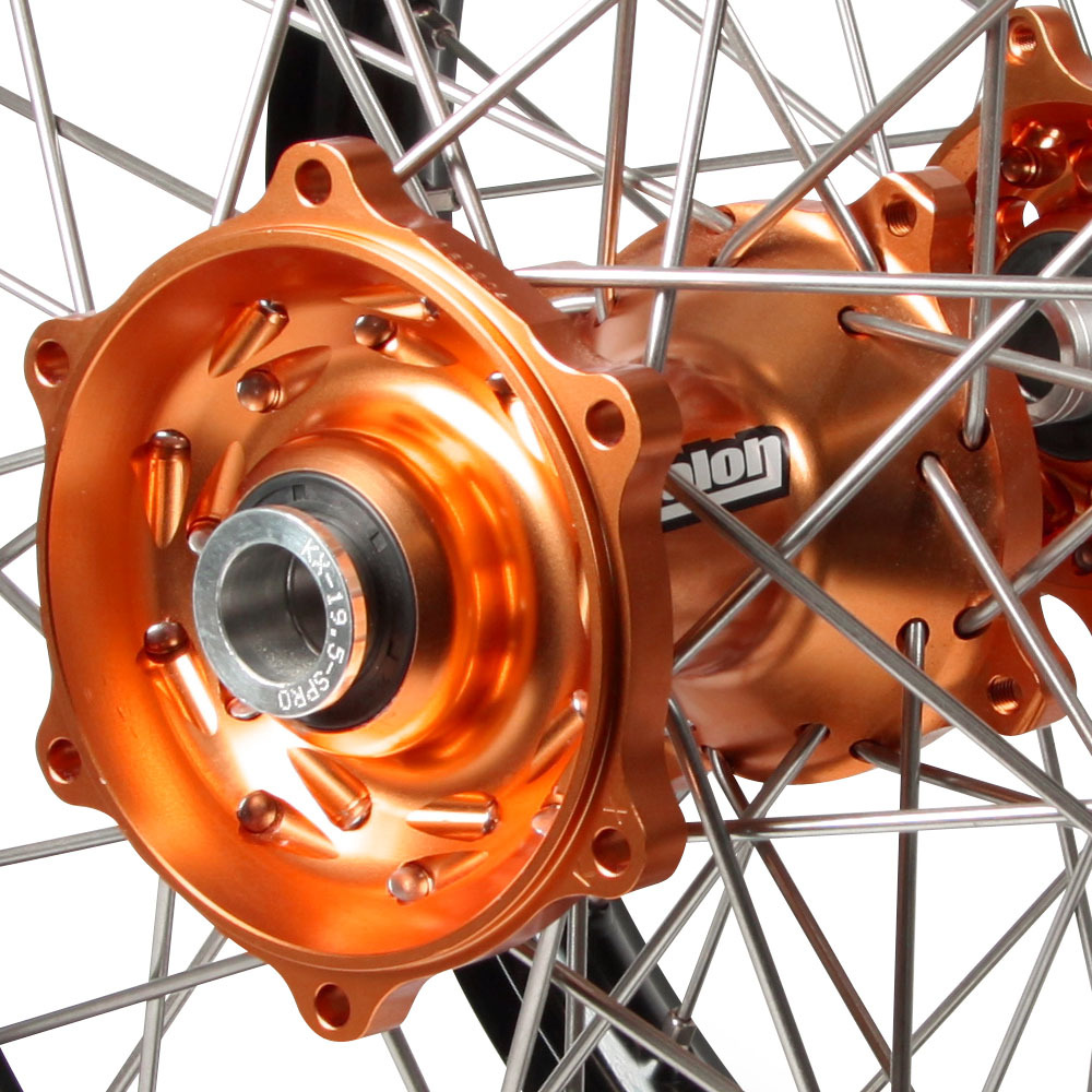 Talon KTM SX/SXF/Husky 15-17 Black/Orange Excel Wheel Set at MXstore