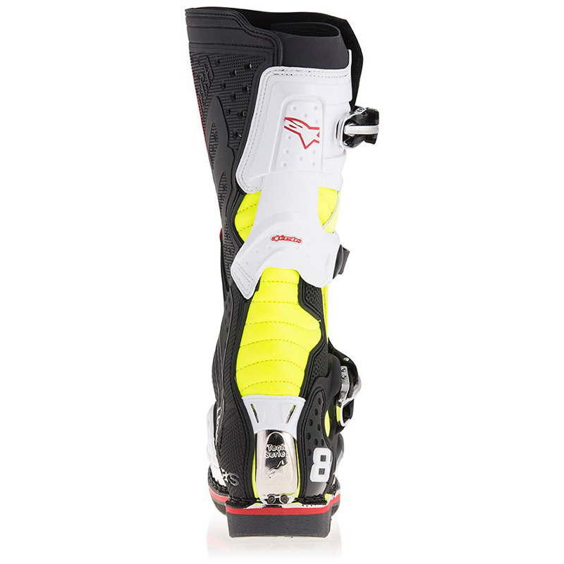 Alpinestars 2018 Tech 8 RS Black/Red/Fluro Boots at MXstore