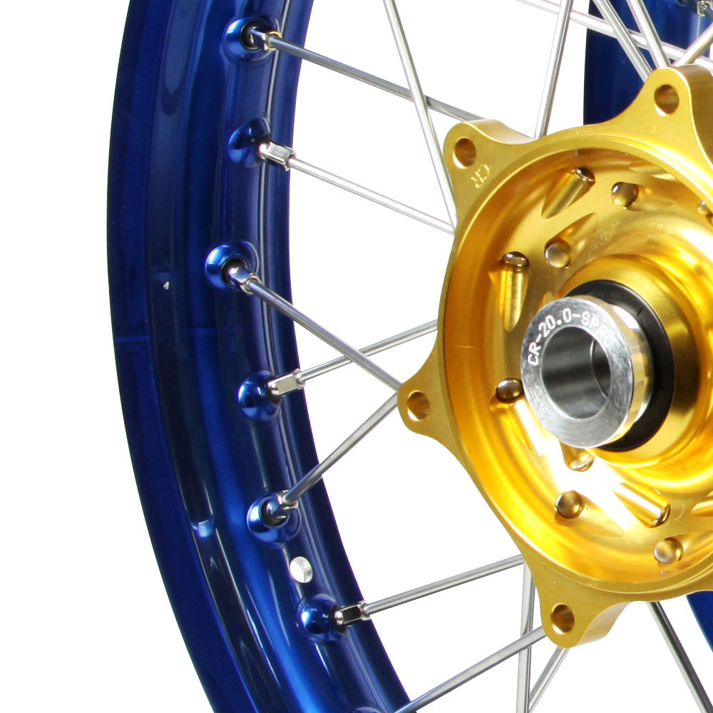 Talon GAS GAS 07-14 Blue/Gold Excel Wheel Set at MXstore