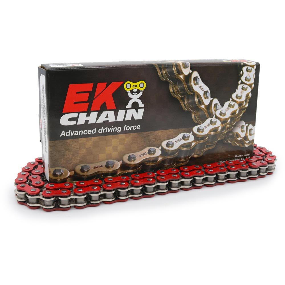 EK Chains 520 QX-Ring Heavy Duty Red 120L Race Chain at MXstore