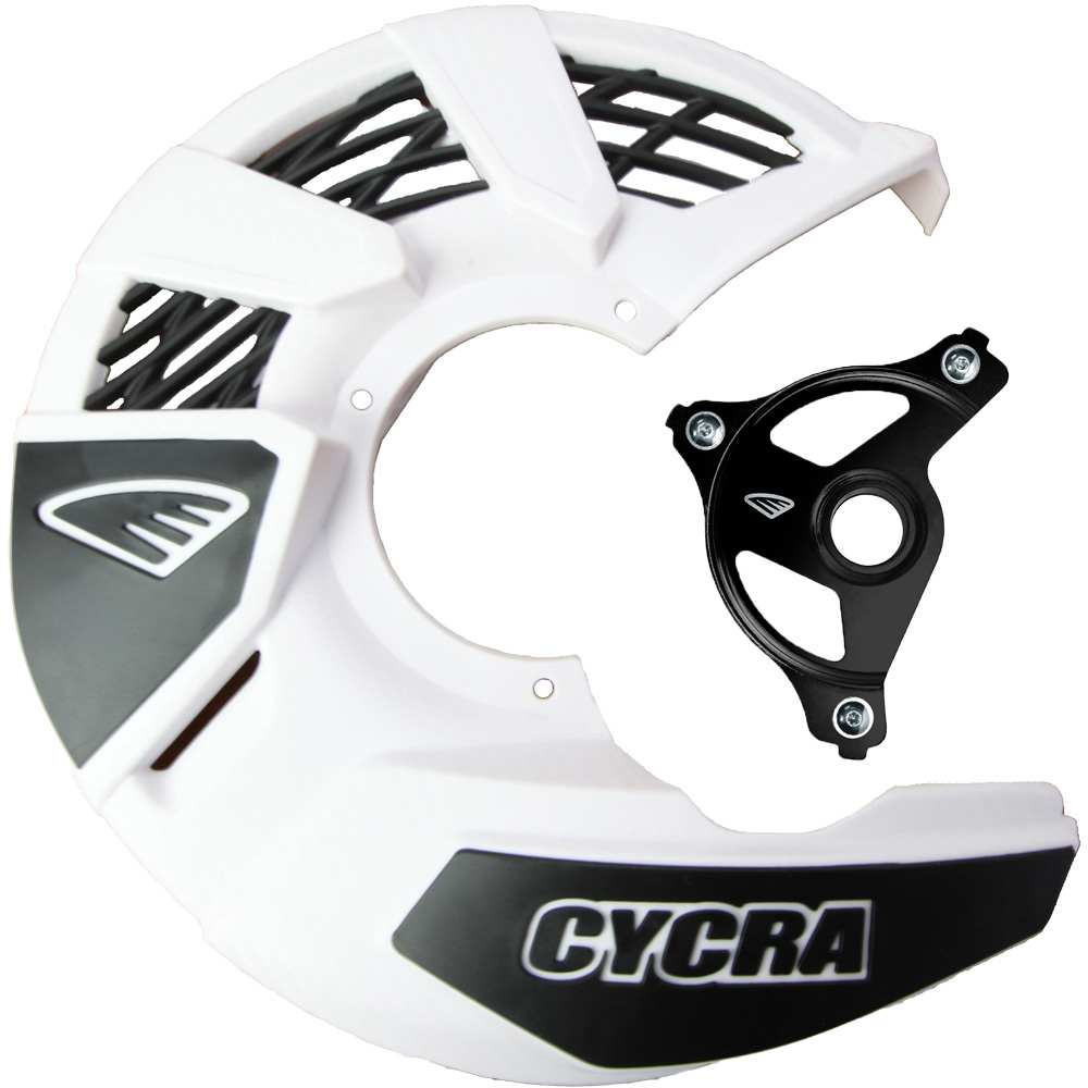 Cycra Suzuki RMZ 250/450 07-25 White Disc Cover & Black Mount Kit at ...