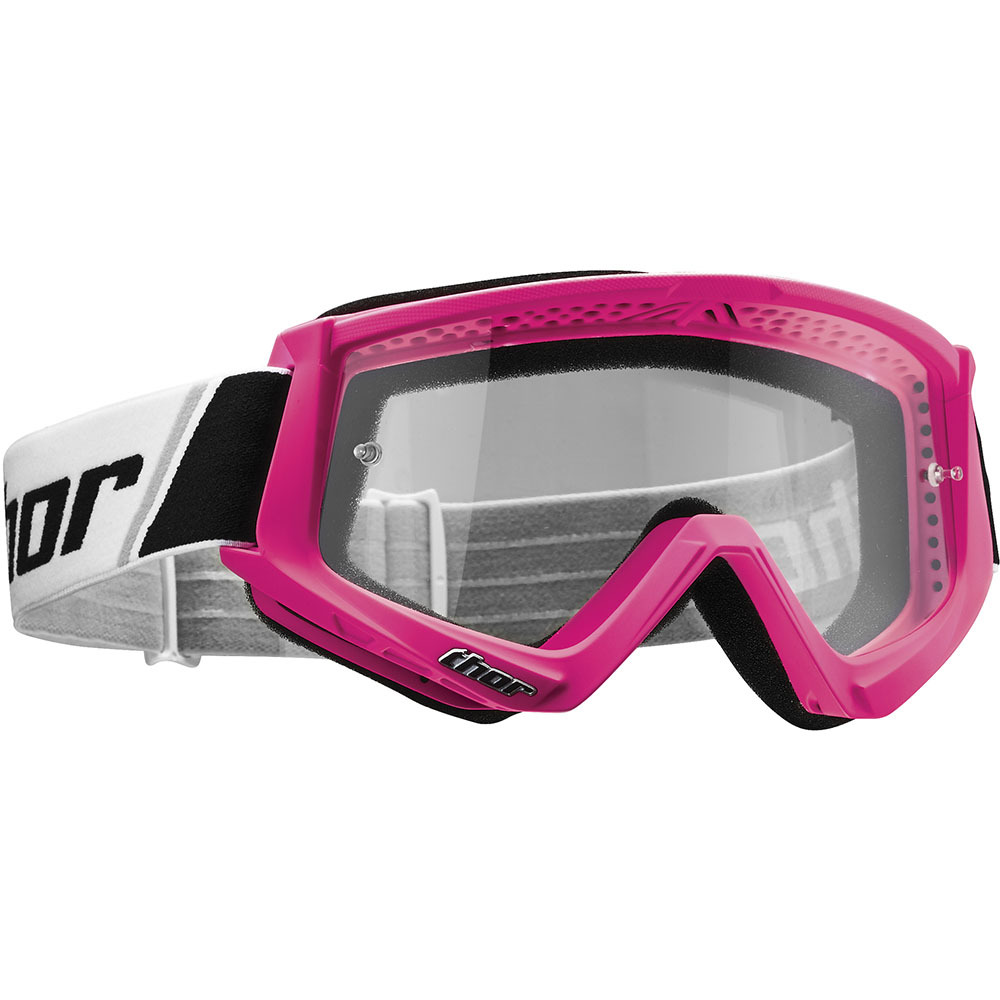 Thor Combat FLO Pink/Black Goggles at MXstore