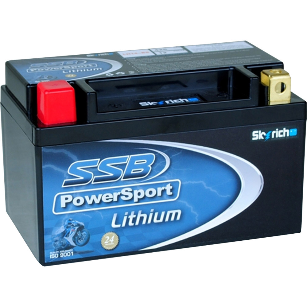 SSB PowerSport LH14-BS High Performance Lithium Ion 12V Battery at MXstore