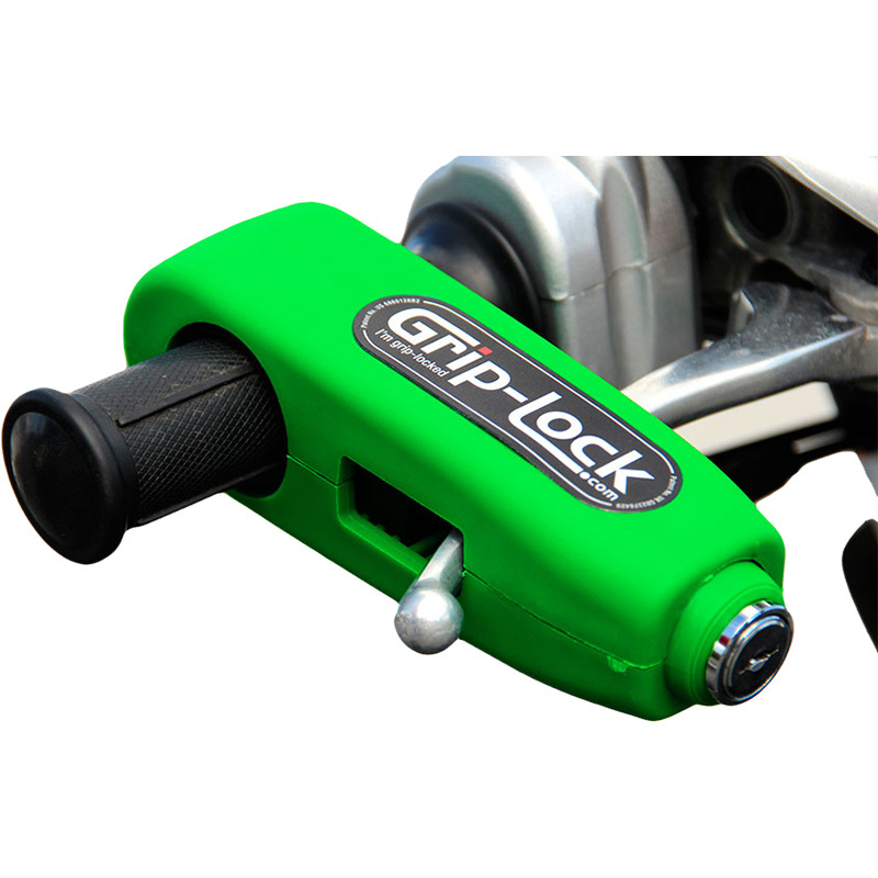 Grip-Lock Green Handlebar Grip Lock at MXstore
