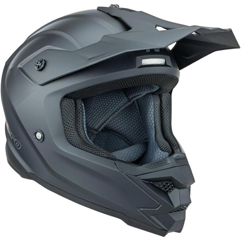Nitro MX710 Satin Black Kids Helmet - Nitro Helmets