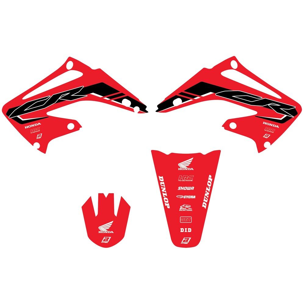 Blackbird Racing Honda CR125/250 02-07 Race Graphics Kit at MXstore