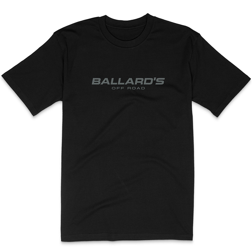 Ballards Logo Black/Charcoal Tee at MXstore