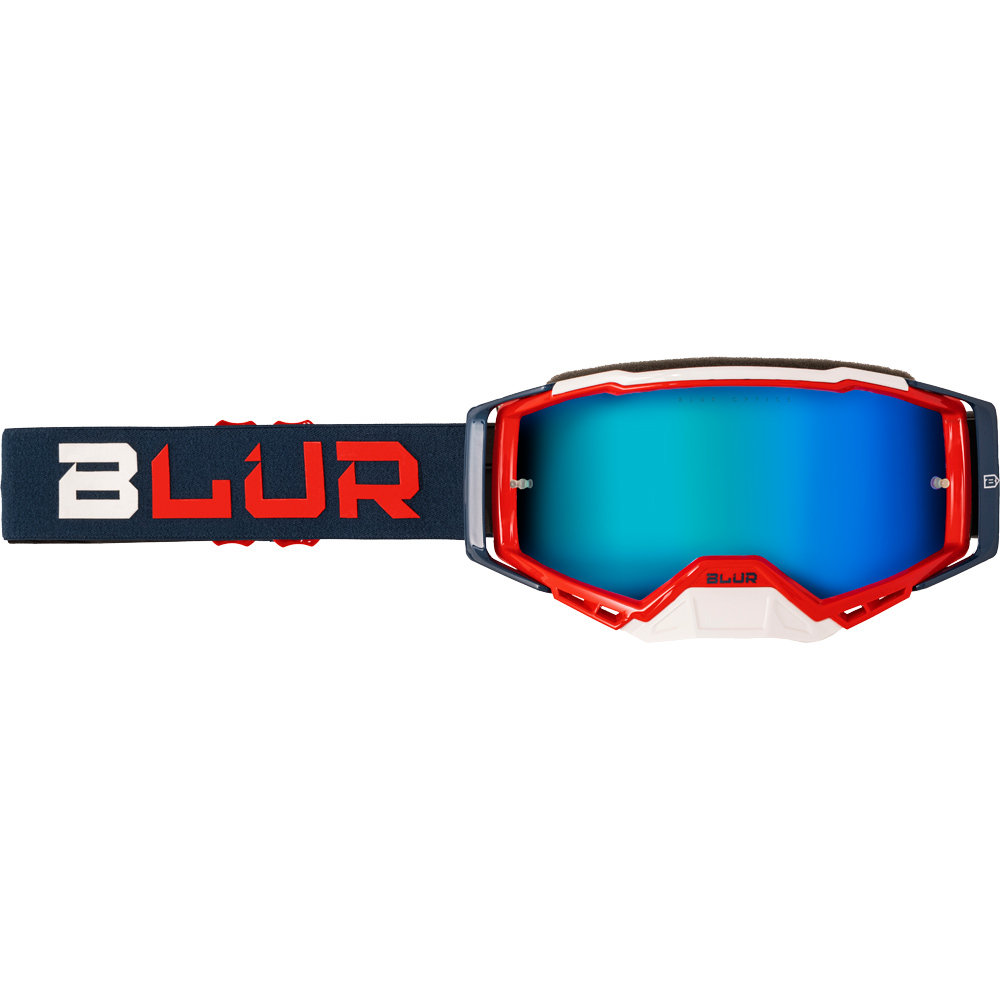 Blur B-40 Blue/Red/Blue Goggles at MXstore