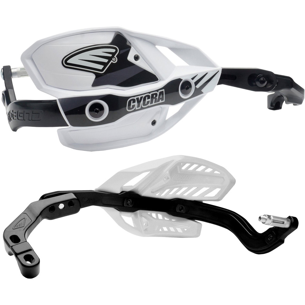 Cycra Probend Ultra HCM 1-1/8" White Handguards - CYCRA