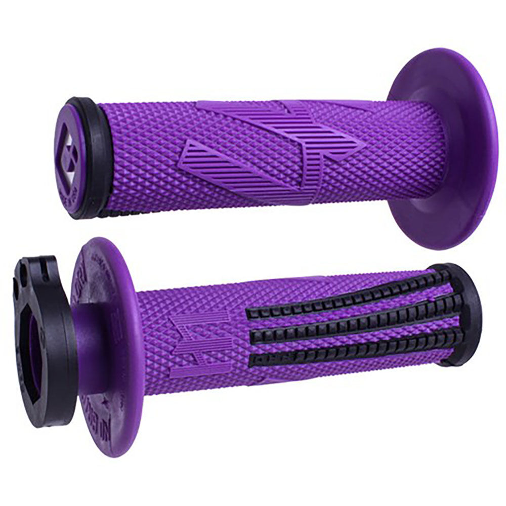 ODI V2 Emig Pro Purple/Black 2T/4T Lock On Grips at MXstore