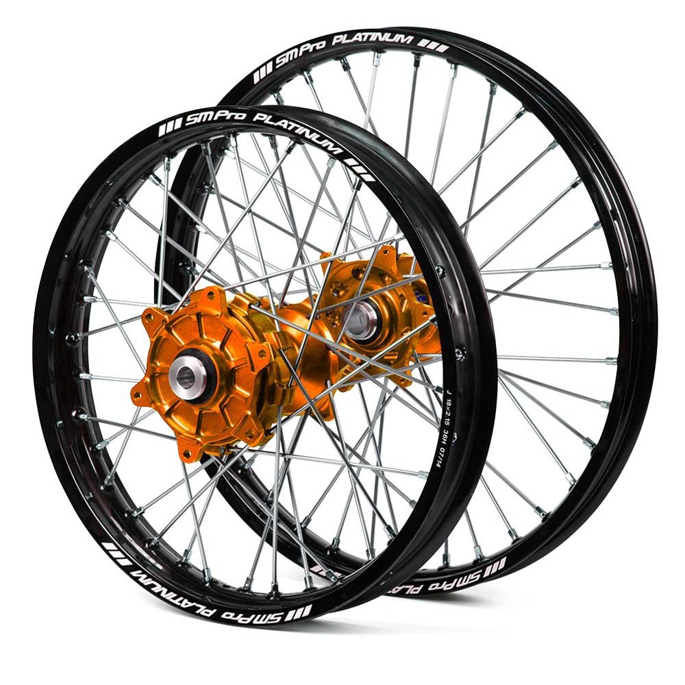 Haan/SM Pro Platinum KTM 1090-1290R 17-24 21"/18" Black/Orange Wheel ...