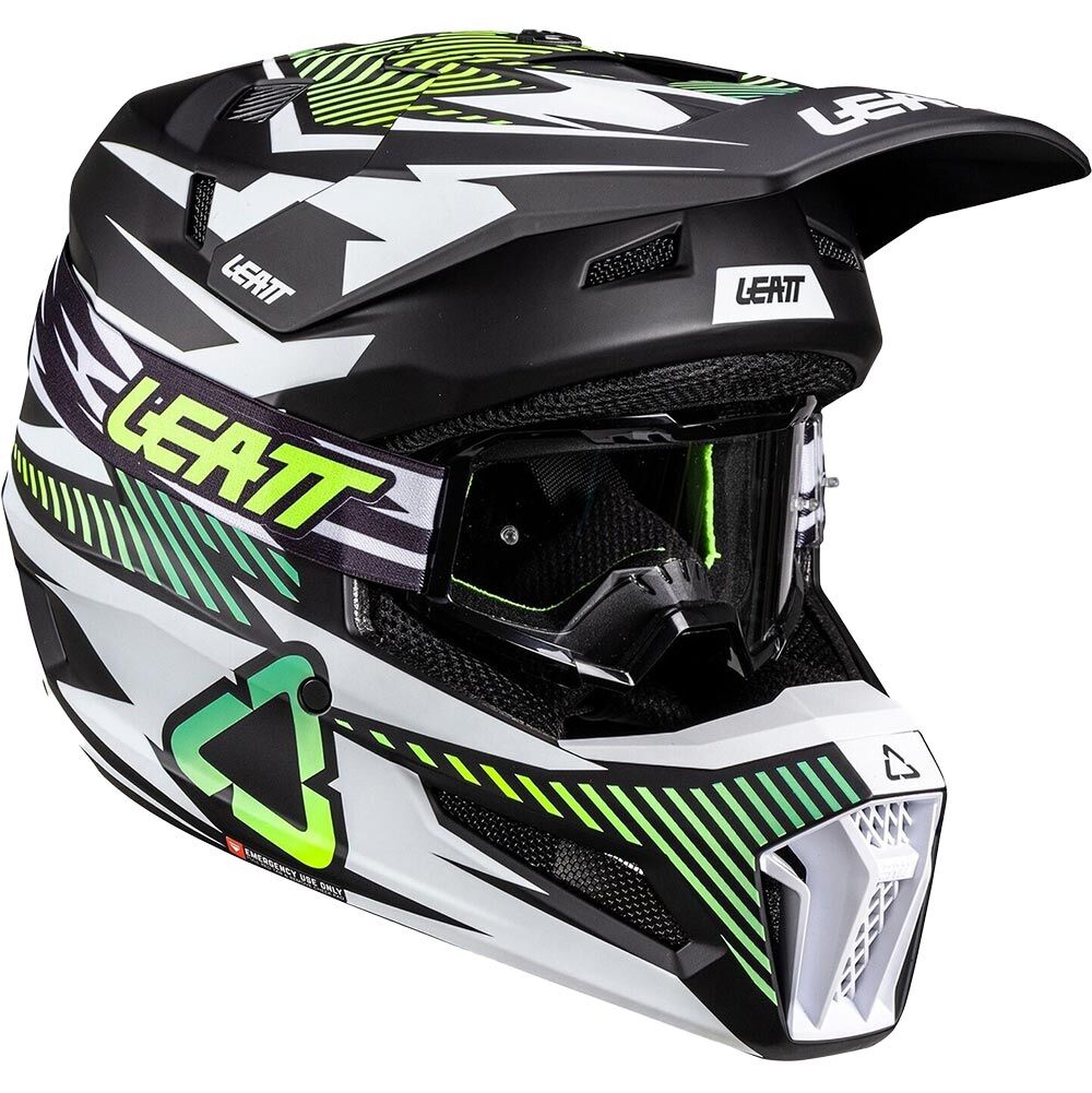 Leatt 2026 3.5 Storm Teal Kids Helmet & Goggle Kit at MXstore