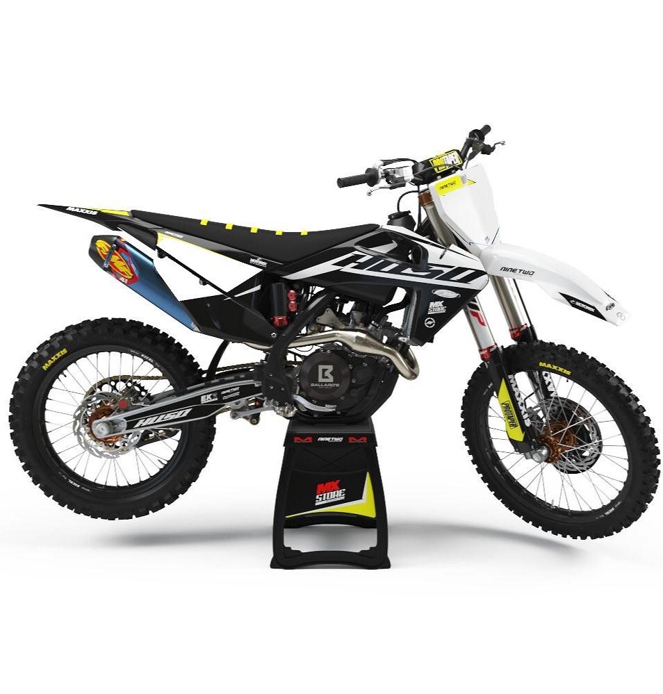 Ninetwo Decals Husqvarna FE/TE 125-450 20-21 White Yellow w/ White BGS ...