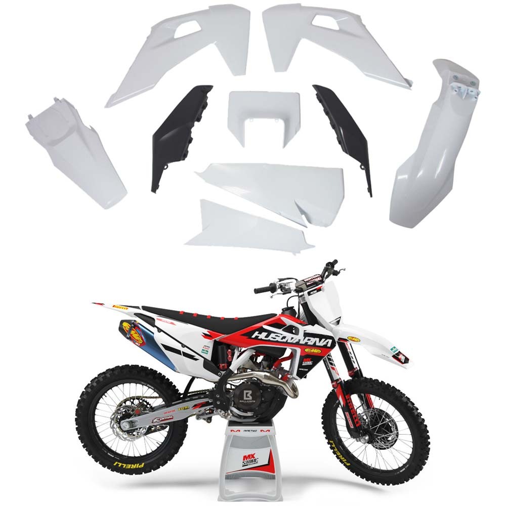 Ninetwo Decals Husqvarna FE/TE 125-450 20-22 White Red w/ Black BGS ...