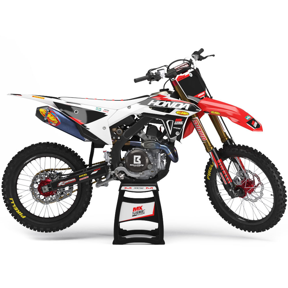 Ninetwo Decals Honda CRF150R 07-25 Red White w/ Black BGS Graphics Kit ...