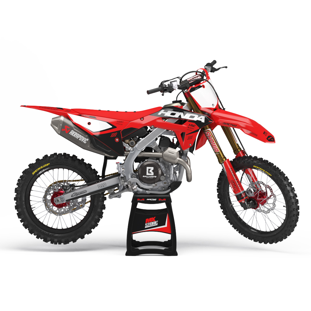 Ninetwo Decals Honda CRF150R 07-25 Red w/ White BGS Graphics Kit at MXstore