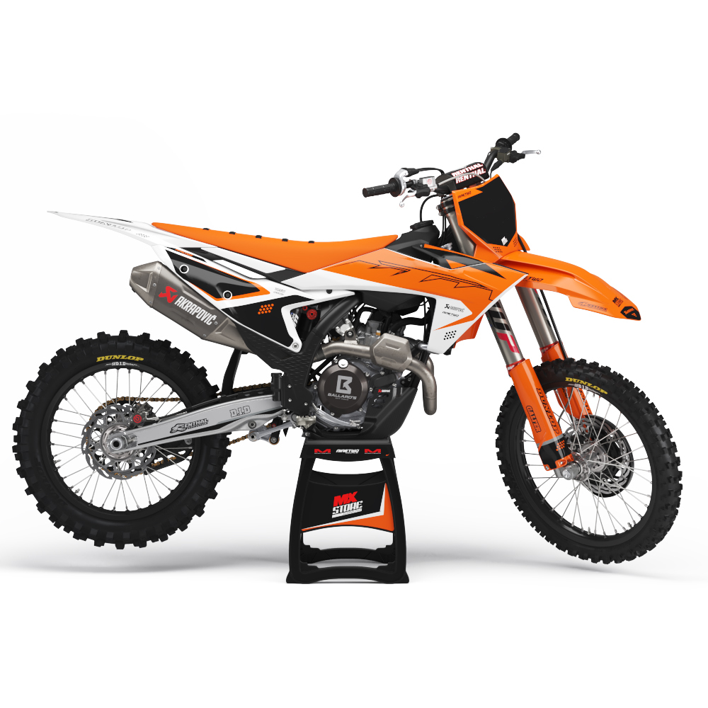 Ninetwo Decals KTM 50SX 16-23 Orange White w/ Black BGS Graphics Kit ...