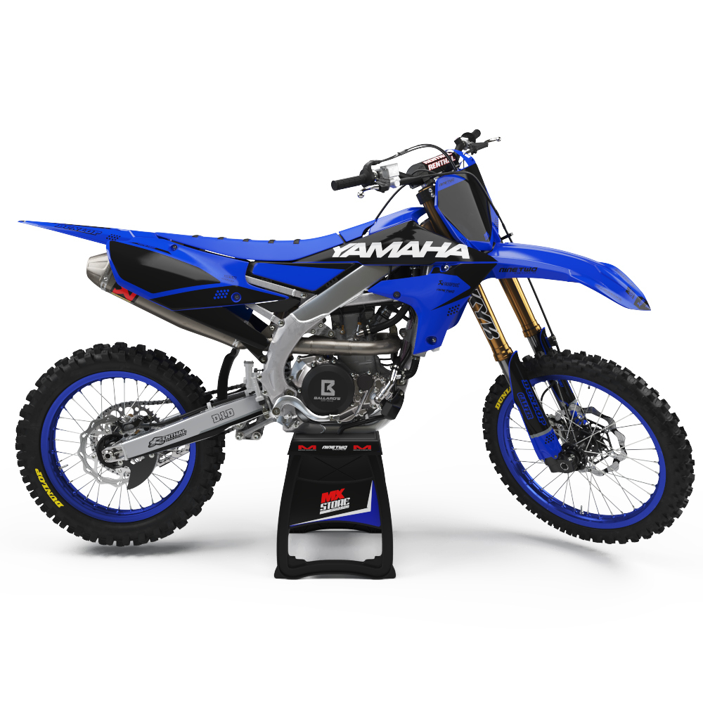 Ninetwo Decals Yamaha WR450F 24-25 Blue w/ Black BGS Graphics Kits at ...