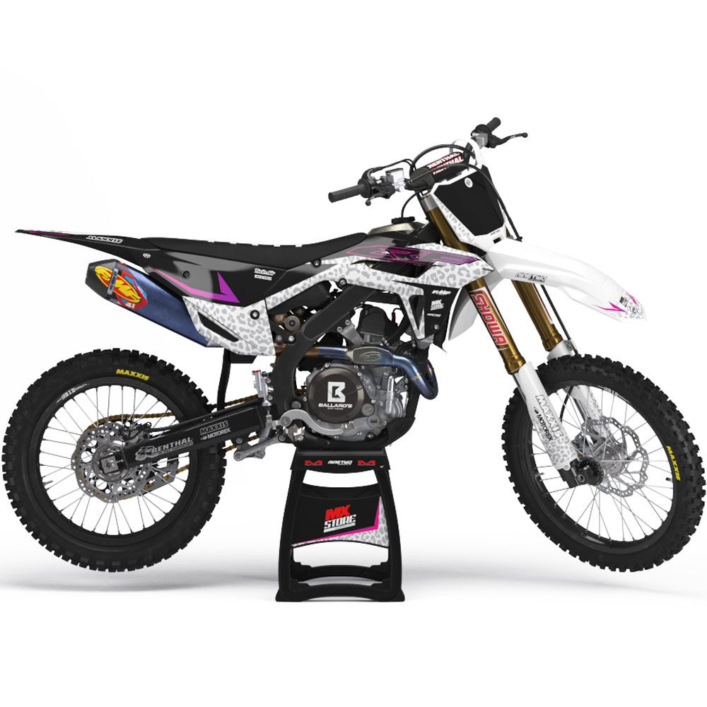 Ninetwo Decals Honda CRF125F 14-18 Pink Purple w/ Black BGS Leopard ...