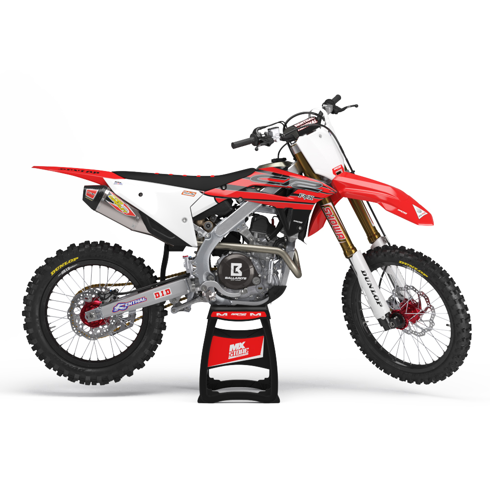 Ninetwo Decals Honda CRF450L/RL 19-25 Retro98 w/ White BGS Graphics Kit ...
