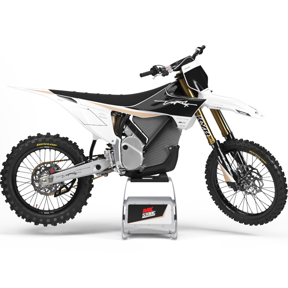 Ninetwo Decals x MXstore Stark Varg White w/ White BGS Graphics Kit at ...