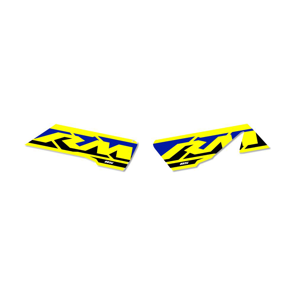 Ninetwo Decals Suzuki RM85 02-25 POLISPORT RESTYLE Yellow Shroud Kit at ...