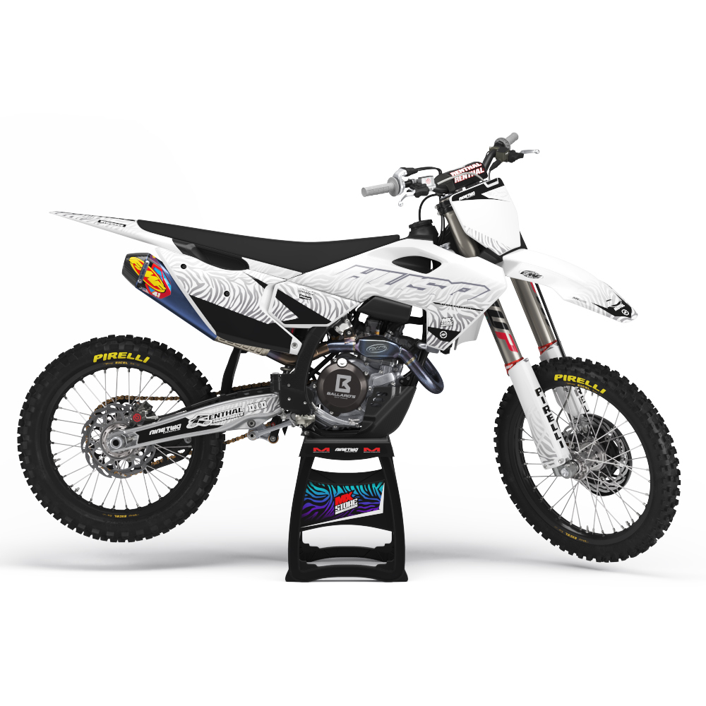 Ninetwo Decals Husqvarna FC/TC 125-450 16-18 White Zebra Graphics Kit ...