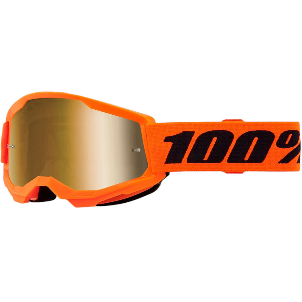 100% Percent Strata 2 Neon Orange Kids Goggles at MXstore