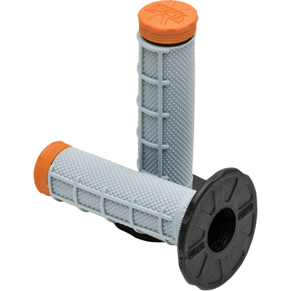 Pro Taper Triple Density 1/2 Waffle Orange Grips at MXstore