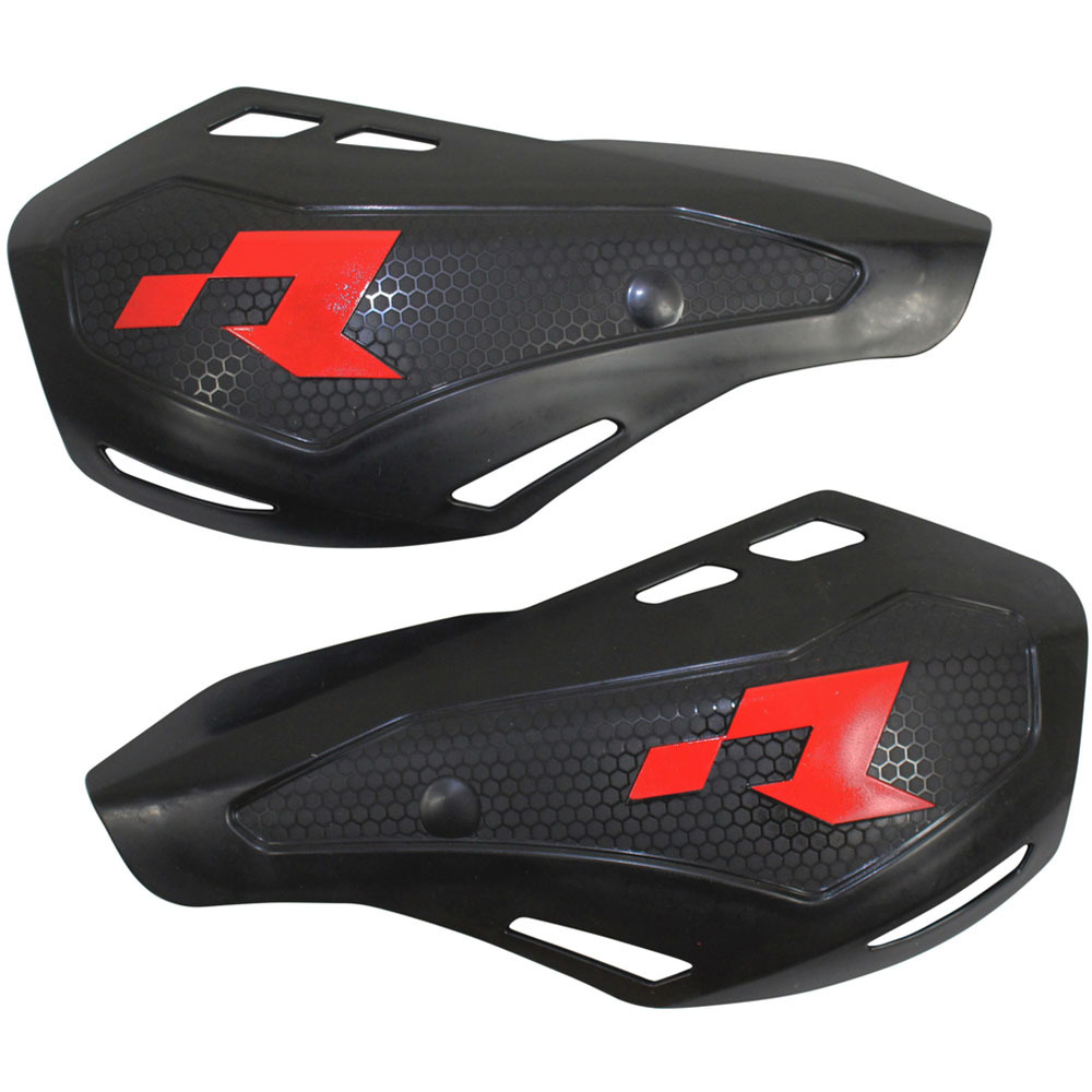 Racetech MX HP1 Black Off Road Motocross Handguards w/ Dual Mount Kit ...