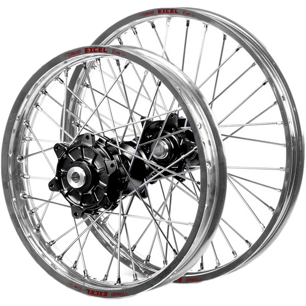 SM Pro/Excel Takasago BMW F800 08-18 19"/17" Silver/Black Wheel Set ...