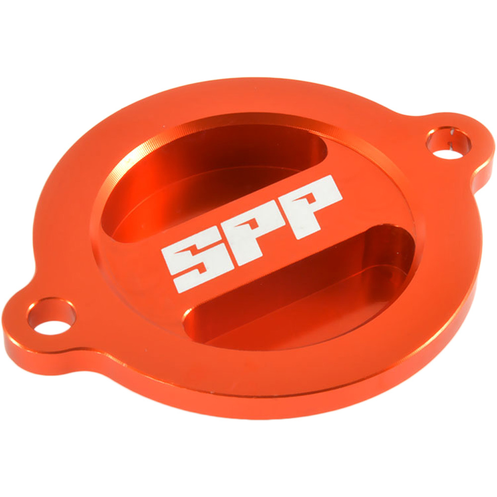 SPP KTM/Husqvarna/Husaberg Orange Oil Filter Cover at MXstore