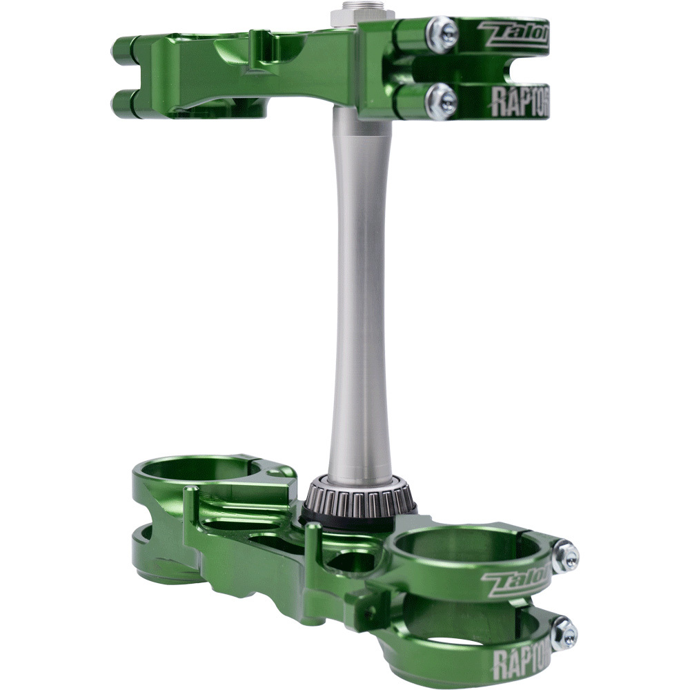 Talon Kawasaki KX250F/450F 19-25 Raptor Green Adjustable Triple Clamps ...