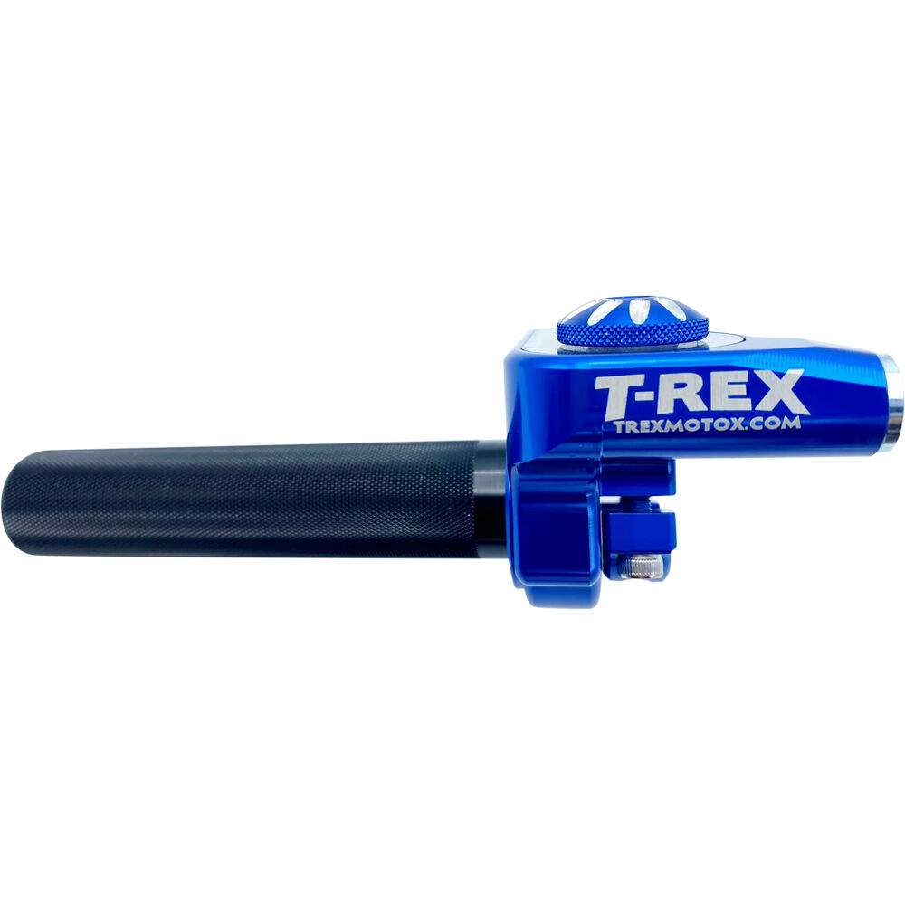 T-Rex Yamaha YZ250/450F 18-26 Blue Race Spec Billet Throttle - T-Rex Moto-X