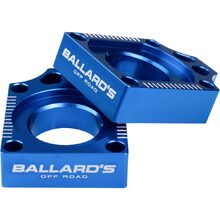 Ballards YZ/YZF/WRF Blue Axle Blocks at MXstore