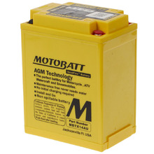 Motobatt MBTX14AU Quadflex 12V AGM Battery at MXstore